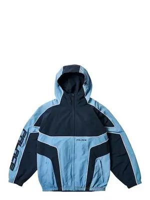 PALACE Piped Hooded Shell Jacket - Blue