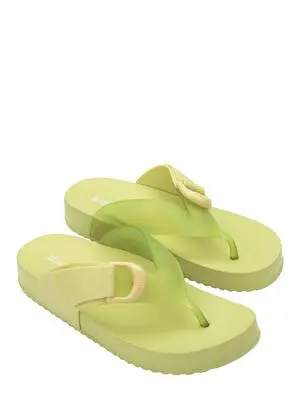 Melissa Platform Flip Flop - Green