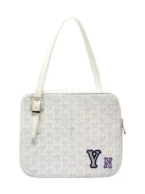Goyard 2000s Yona Buckle Tote Bag - White