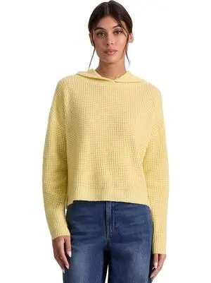 Alice + Olivia Emmanuelle Cashmere Hoodie - Yellow