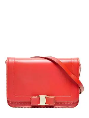 FERRAGAMO Vara Ribbon Crossbody Bag - Red