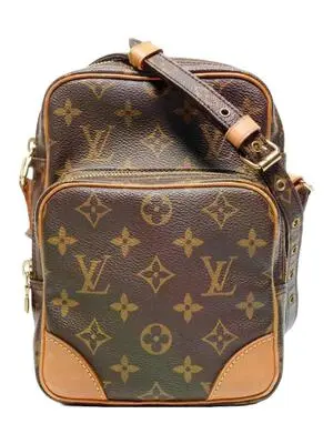 LOUIS VUITTON 2000 Monogram Crossbody Bag - Brown