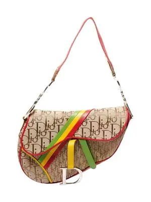 Dior 2004 Rasta Trotter Saddle Shoulder Bag - Neutrals