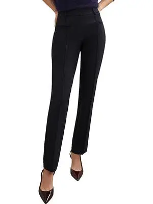 REISS Petites Norla Tapered Trousers - Navy
