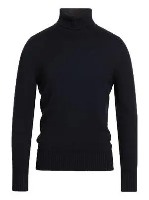 DRUMOHR Turtleneck Merino Wool Sweater - Blue