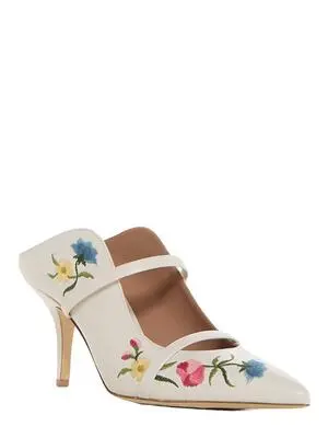 MALONE SOULIERS Maureen Pointed Pumps - Milk/milk