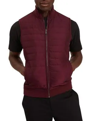 Ted Baker London Quilted Gilet - Maroon