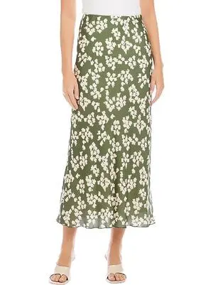 Fifteen Twenty Eva Printed Ankle Skirt - Print