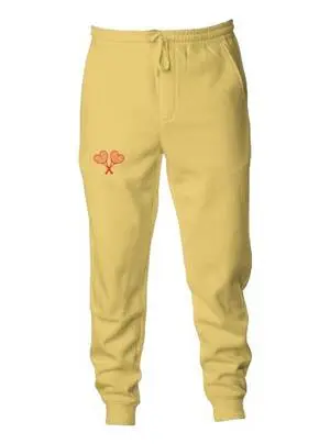 LOVE ALL TENNIS Fay Fleece Joggers - Pigment Yellow
