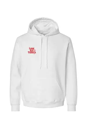 LOVE ALL TENNIS Whitney Hoodie Sweatshirt - White
