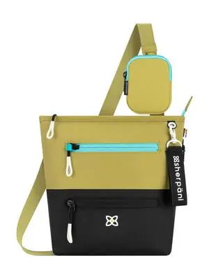 SHERPANI Sadie Nylon Crossbody Bag With Rfid Protection And Removable Coin Purse - Alchemy