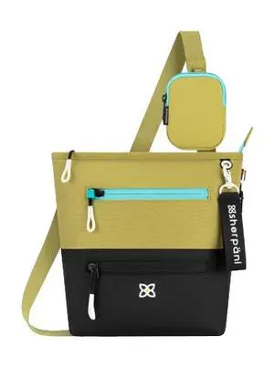 SHERPANI Sadie Nylon Crossbody Bag With Rfid Protection And Removable Coin Purse - Alchemy