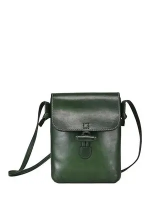 OLD TREND Ixia Genuine Leather Crossbody Bag - Green