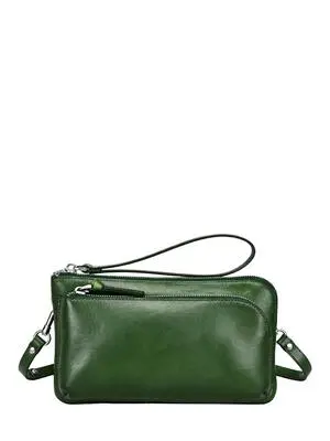 OLD TREND Dahlia Genuine Leather Convertible Crossbody - Green