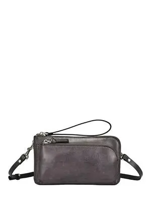 OLD TREND Dahlia Genuine Leather Convertible Crossbody - Grey