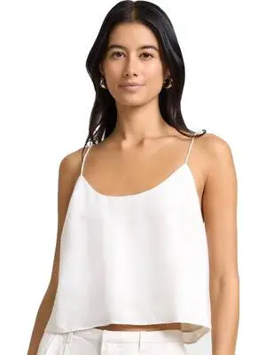 Onia Air Linen Cami Top - Natural