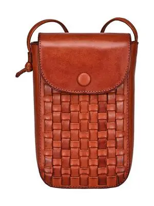 OLD TREND Lantana Genuine Leather Crossbody - Cognac
