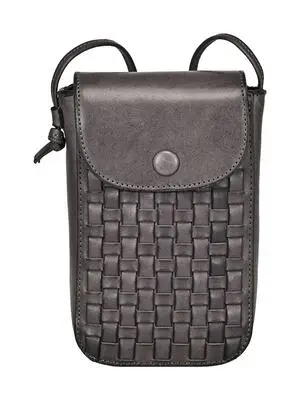 OLD TREND Lantana Genuine Leather Crossbody - Grey