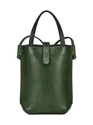 OLD TREND OLD TREND Wishbone Leather Convertible Crossbody Green
