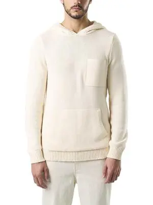 VELEZ Oroa Semi-fit Knit Hoodie - White