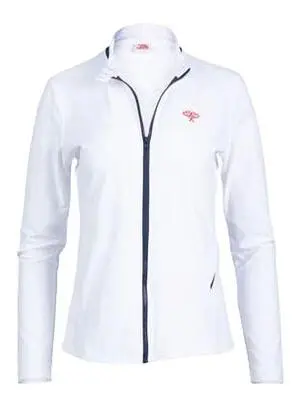 LOVE ALL TENNIS Gabriela Full Zip Jacket - Navy