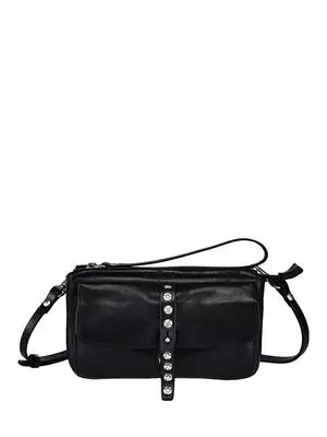 OLD TREND Monarda Genuine Leather Convertible Crossbody - Black