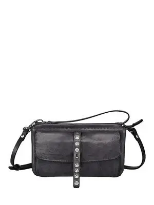 OLD TREND Monarda Genuine Leather Convertible Crossbody - Grey