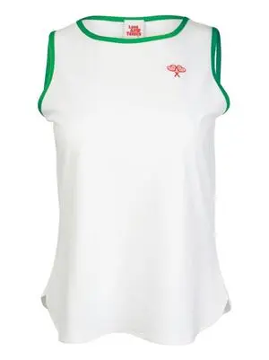 LOVE ALL TENNIS Sleeveless Athletic Tank Top Green