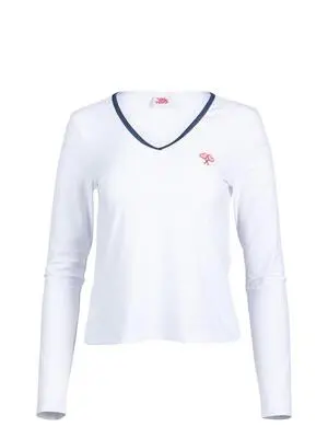 LOVE ALL TENNIS Kate Long Sleeve Top - Navy