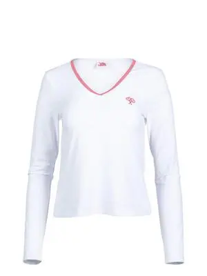 LOVE ALL TENNIS Kate Long Sleeve Top - Pink