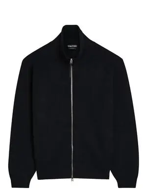 TOM FORD High-Neck Wool-Blend Jacket