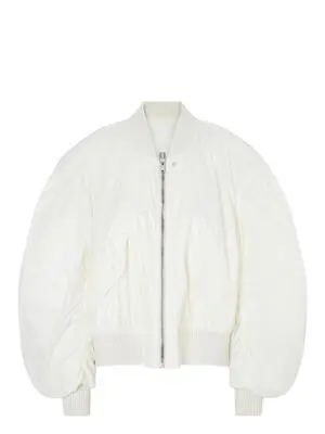 Rick Owens Shell Bomber Jacket - Off-white