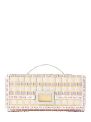 ROGER VIVIER Belle Vivier Leather Clutch - Multi