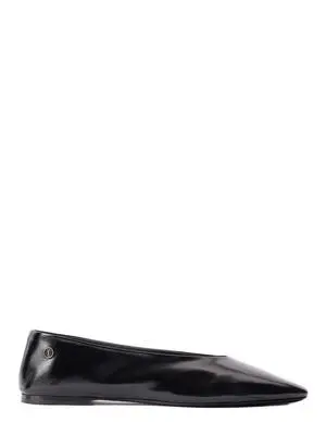 Saint Laurent Sao Leather Ballet Flats - Black