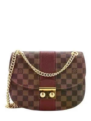 LOUIS VUITTON Damier Shoulder Bag - Brown