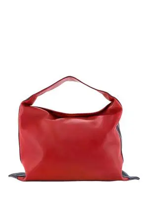 Bottega Veneta Hop Leather Large Hobo Bag - Red