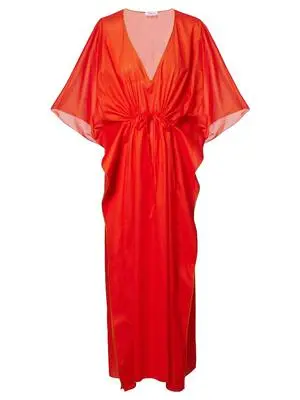 ERES Voilier Cotton Voile Kaftan - Orange