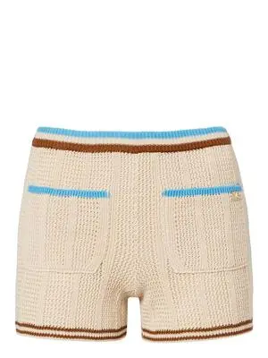 Valentino Garavani Cotton Shorts - Beige