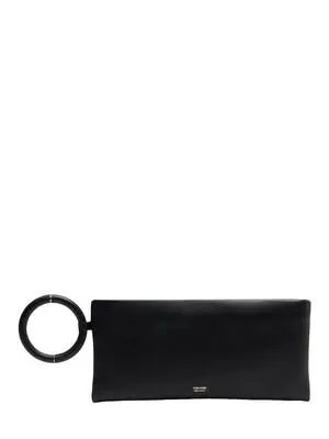 TOM FORD Aura Leather Clutch - Black