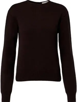 LEMAIRE Reversible Wool And Cashmere Cardigan - Brown