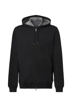 Brunello Cucinelli Cotton-blend Hoodie - Black
