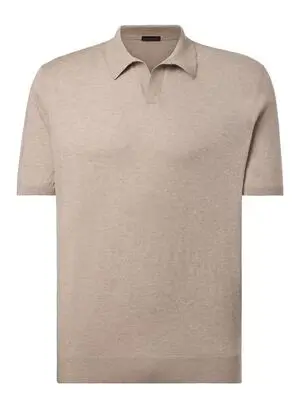 Rubinacci Cotton Polo Shirt - Beige