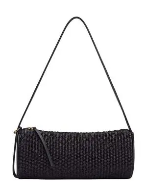 REFORMATION Simona Cylinder Bag - Black
