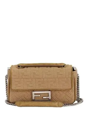 FWRD RENEW Fendi X Skims Midi Chain Baguette Shoulder Bag - Beige