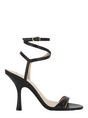STUART WEITZMAN Nudist Wrap 100 Sandal - Black