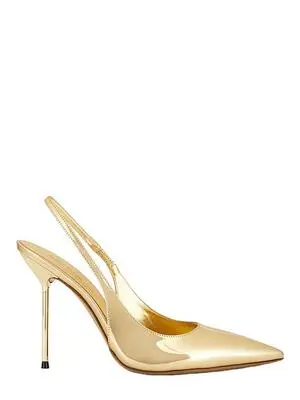 Paris Texas Lidia Slingback Heel - Gold