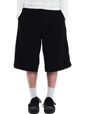 JADED LONDON Goliath Pleated Oversized Shorts - Black