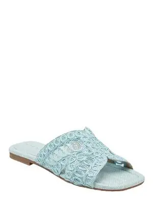 Marc Fisher Nalany Slide Sandal - Light Blue