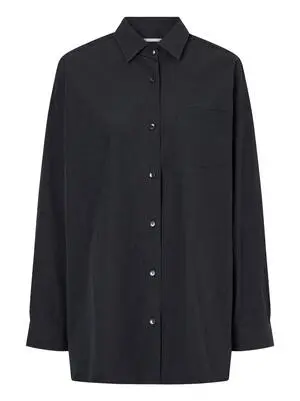 Maria Mcmanus Organic Cotton-sateen Shirt - Black