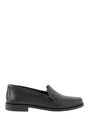AeydĒ Arthur Leather Loafers - Black